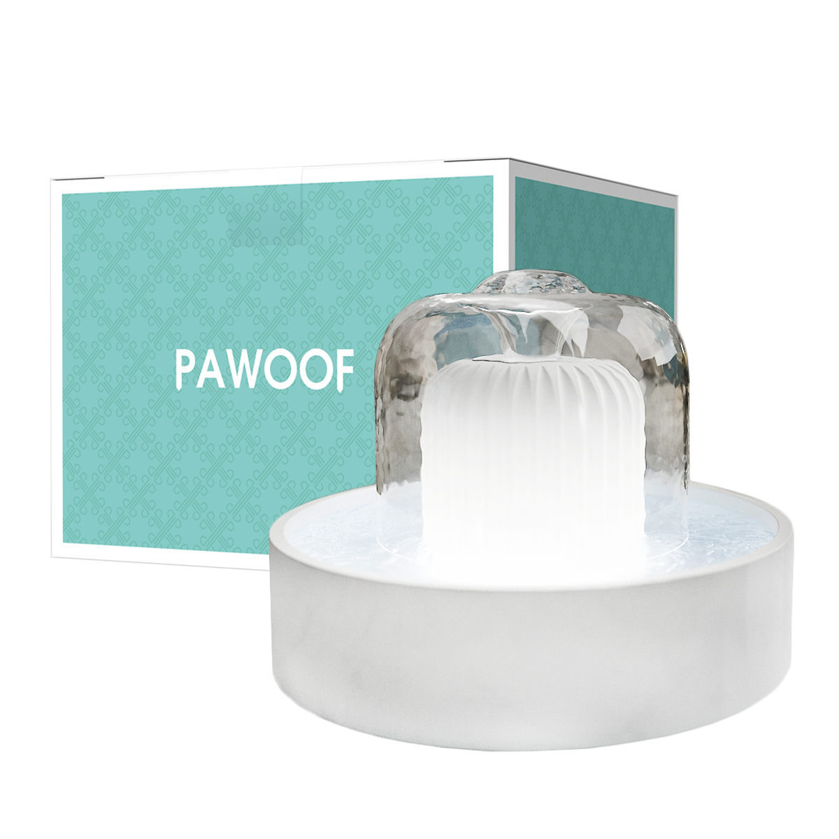 น้ำพุแมว อัจฉริยะ ระบบการกรองมากที่สุดถึง 5 ชั้น - PAWOOF